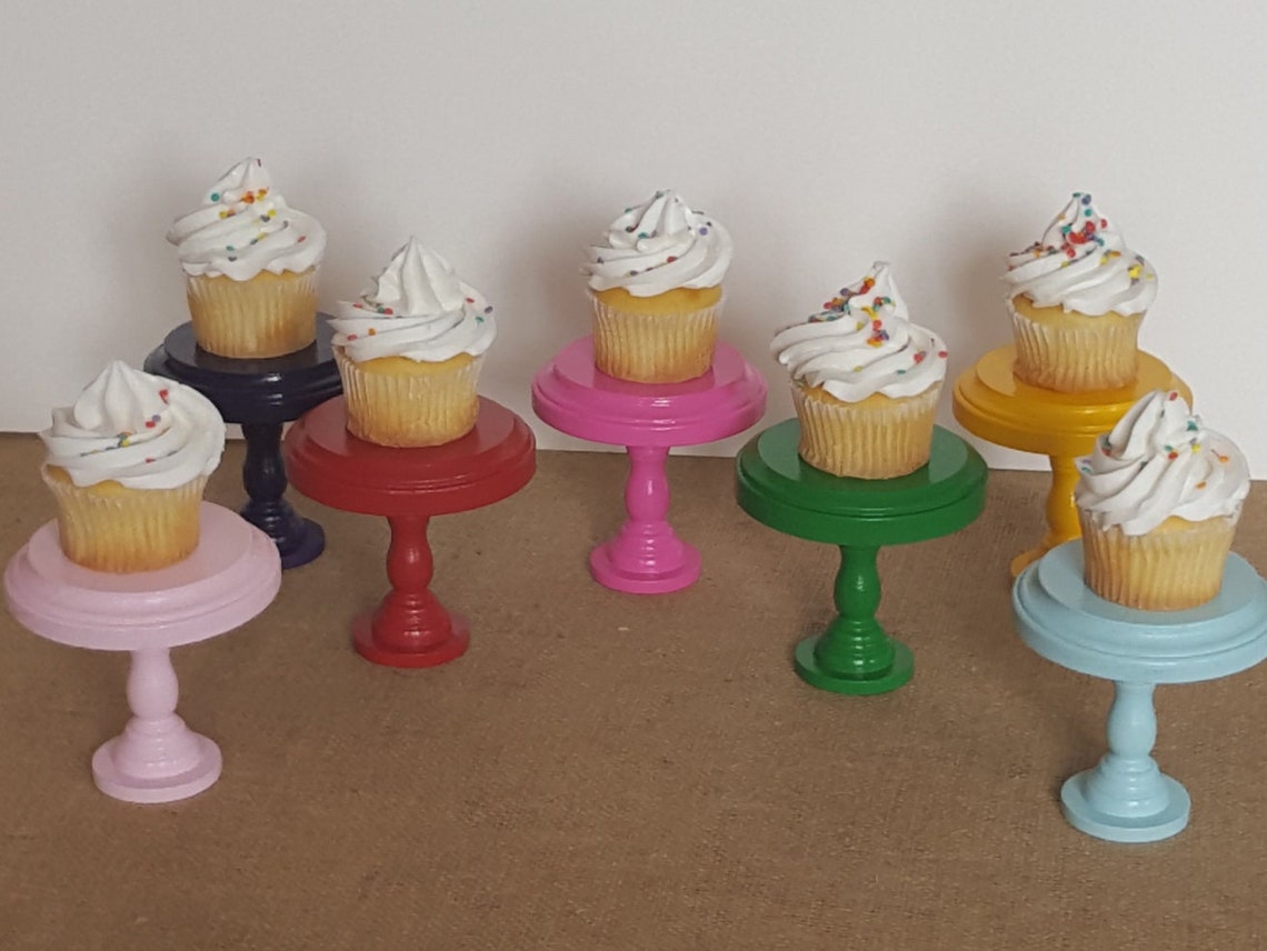 Single Cupcake Stand Mini Cupcake Stand Individual Cupcake - Etsy