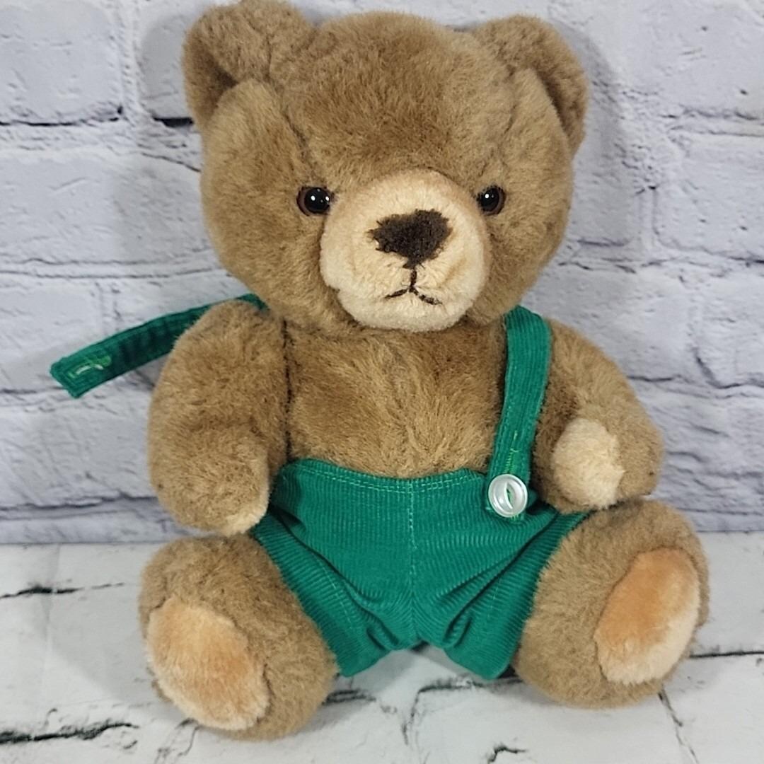 Vintage 80's Eden Corduroy Teddy Bear Classic Jointed Missing Button ...
