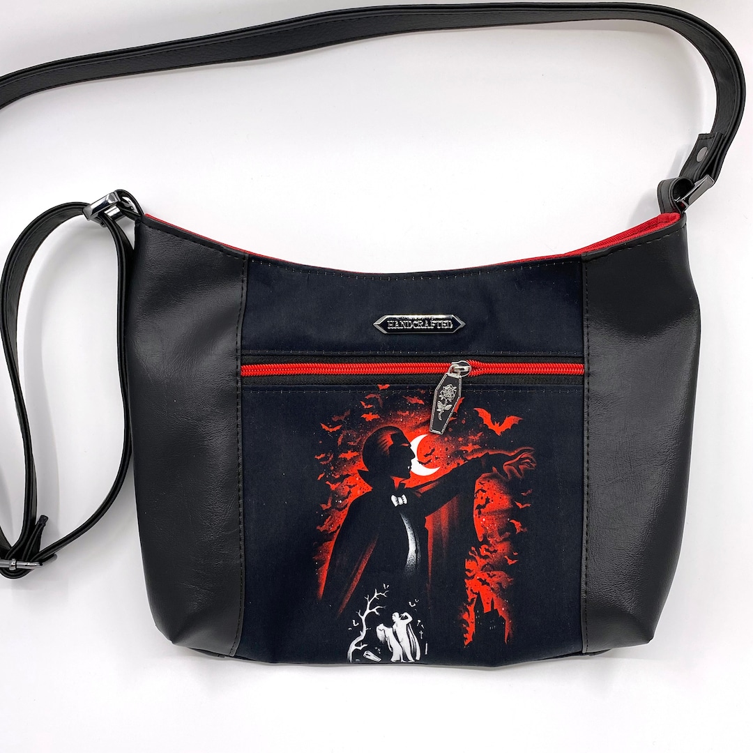 Dracula Vampire Vampyr Halloween Horror Purse - Handbag - Small ...