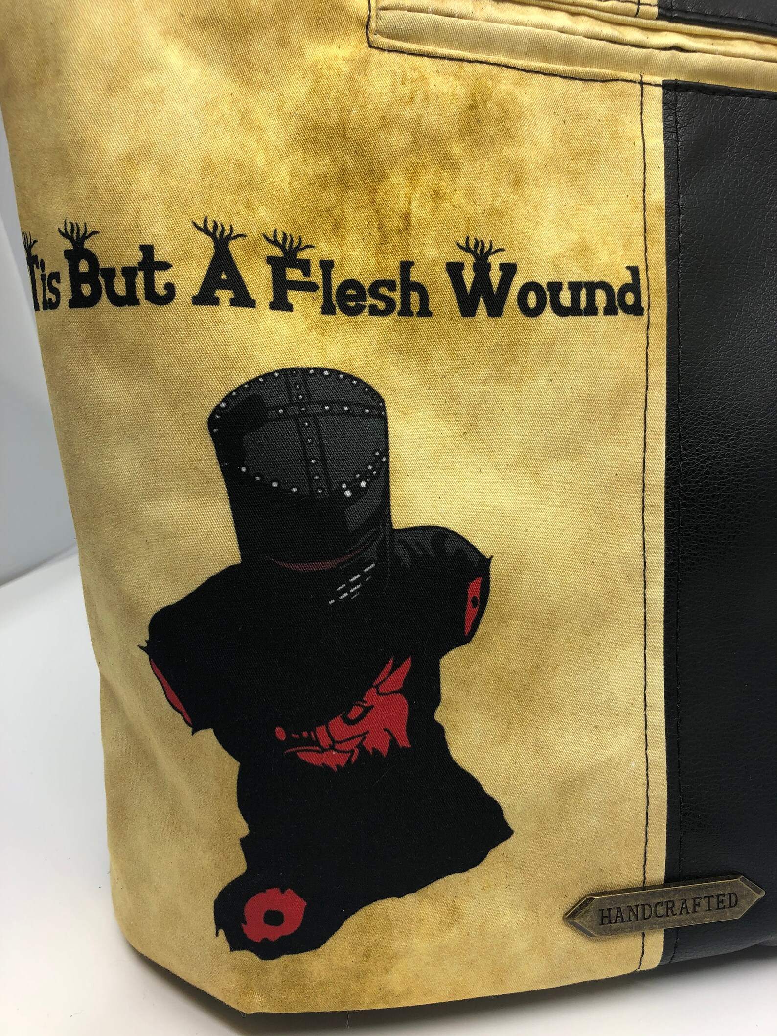 Just a Flesh Wound Monty Python Slouchy Shoulder Bag | Etsy