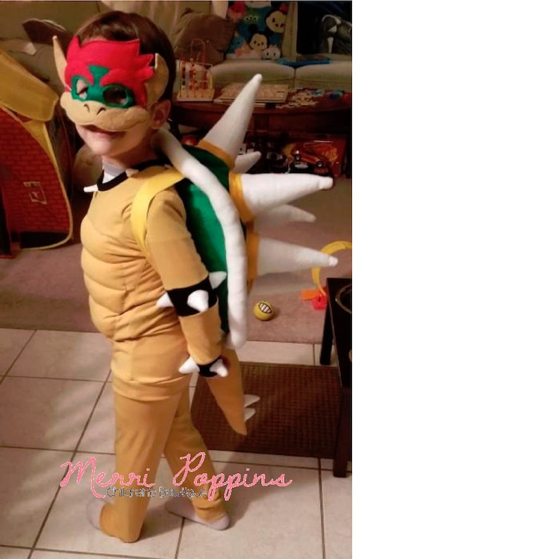 Bowser Costume for Boys or Girls Baby Bowser Costume Mario - Etsy
