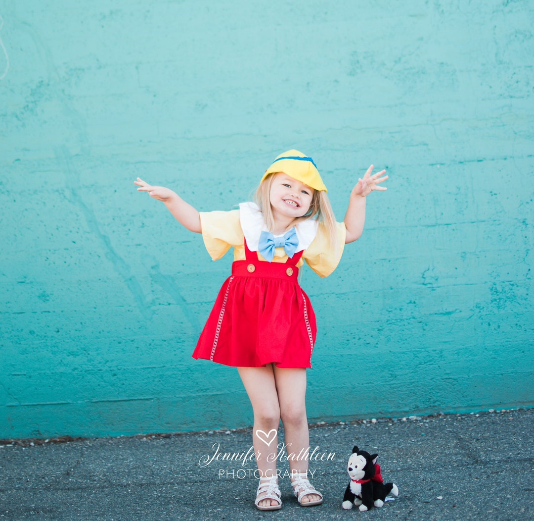 Pinocchio Girls Inspired Outfit, Character Dress Up, Pinocchio Costume ...