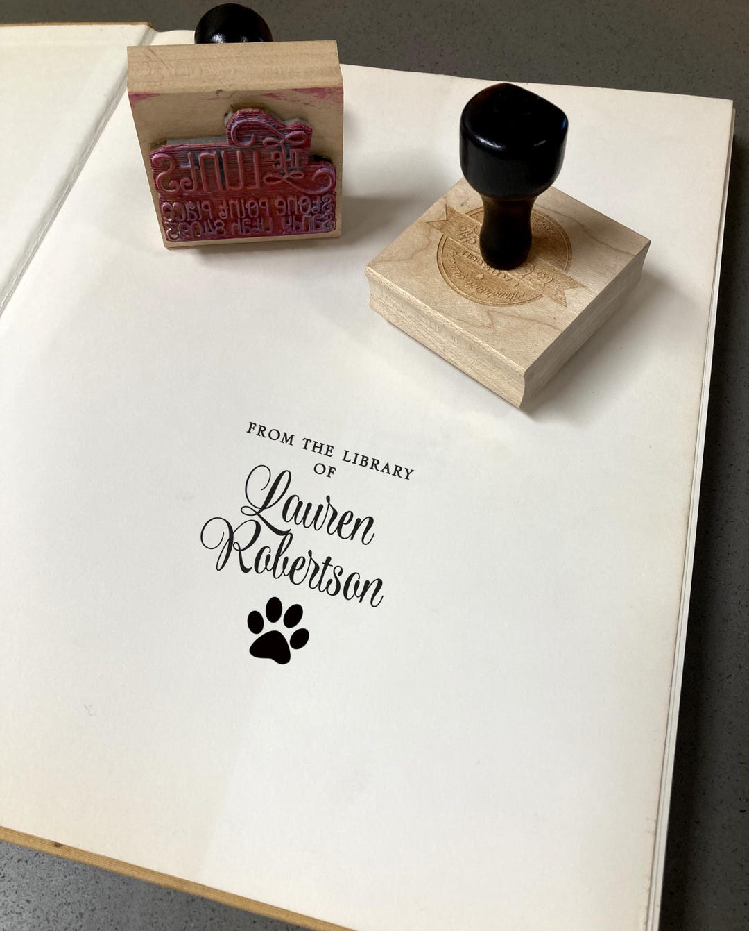 Library Stamp, Ex Libris Stamp, Stamp, Book Stamp, Teacher Gift, Book ...