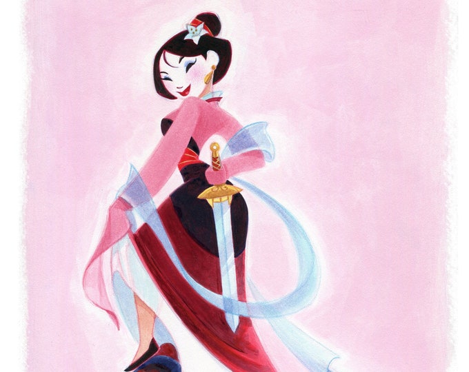 Princess Pinup Meg: Art Print | Etsy