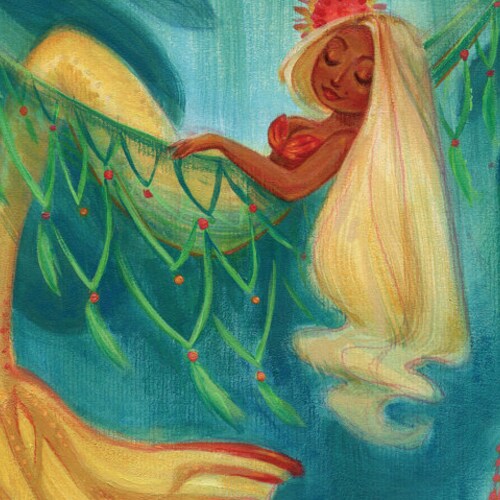 Autumn Mermaid: Art Print - Etsy