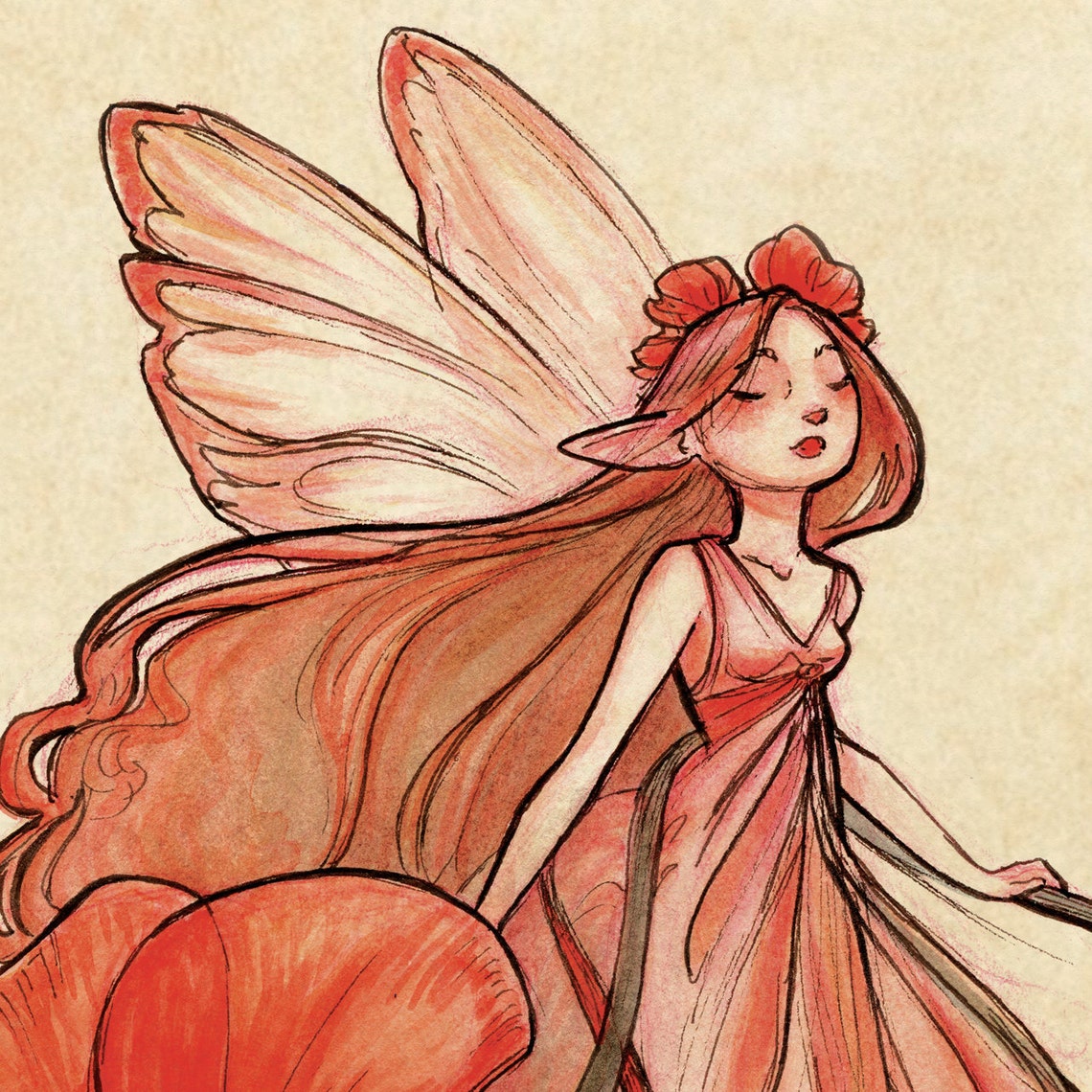 Midsummer Fairies - Poppy: Art Print - Etsy