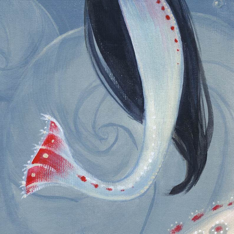 Winter Mermaid: Art Print - Etsy