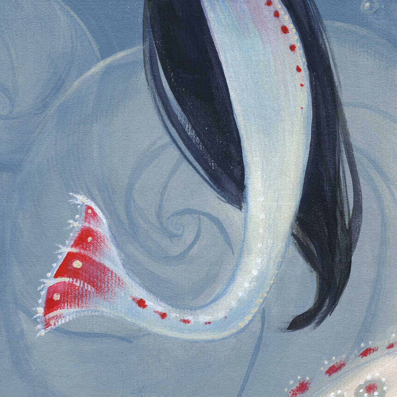 Winter Mermaid: Art Print - Etsy