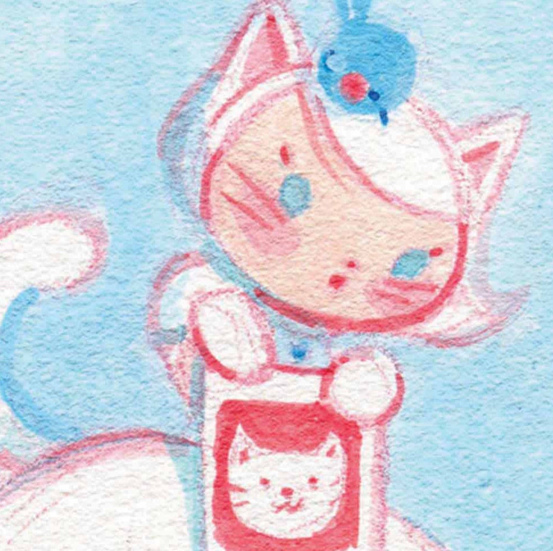 Itty Bitty Kitties Casey Cat in Her Studio - Etsy