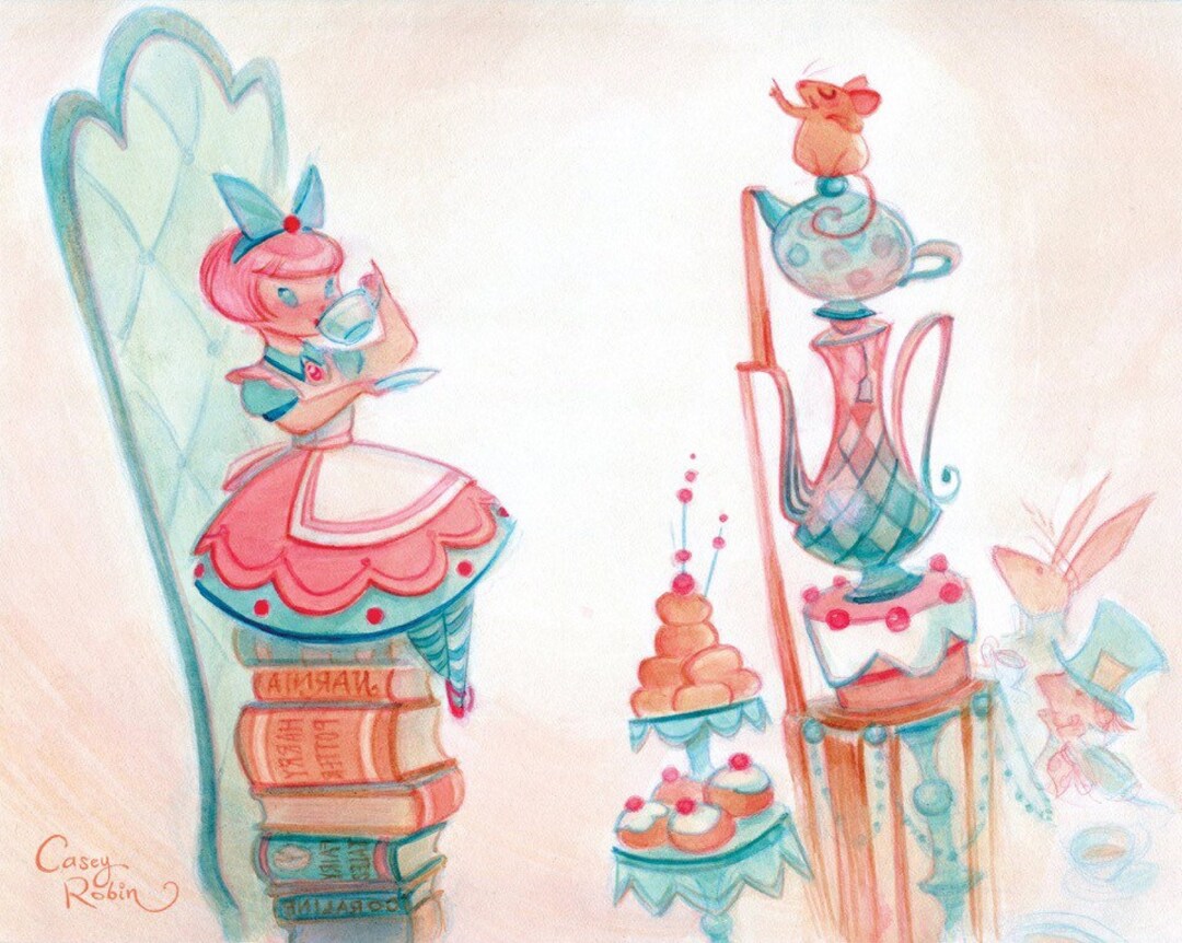 The Dormouse's Tale: Art Print - Etsy