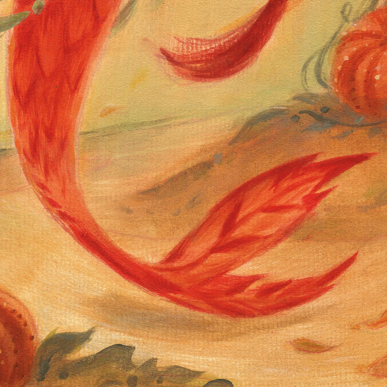 Autumn Mermaid: Art Print - Etsy