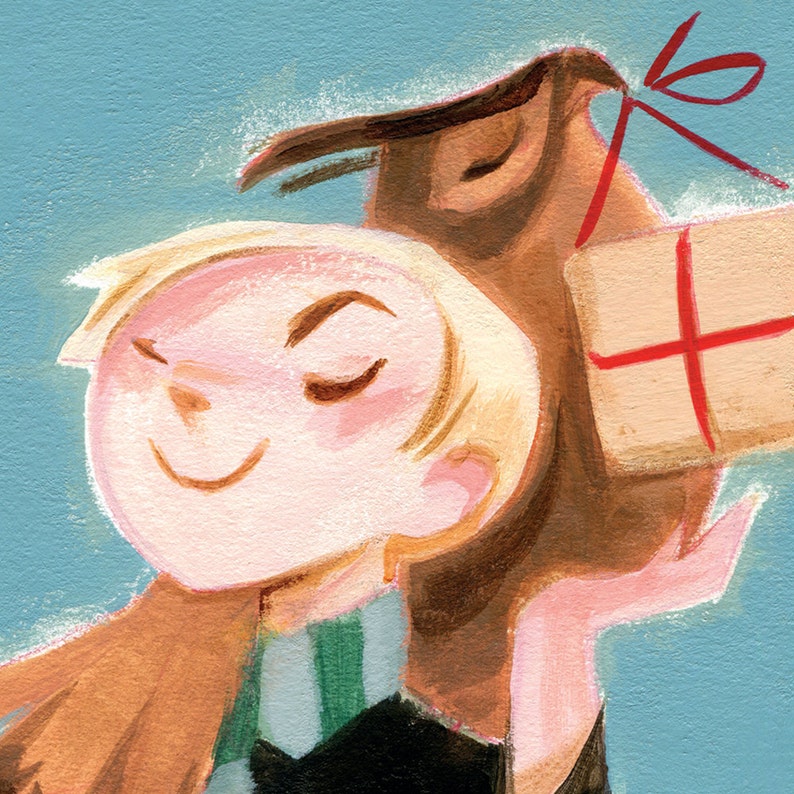 Potter Pets Draco & Eagle Owl: Art Print | Etsy