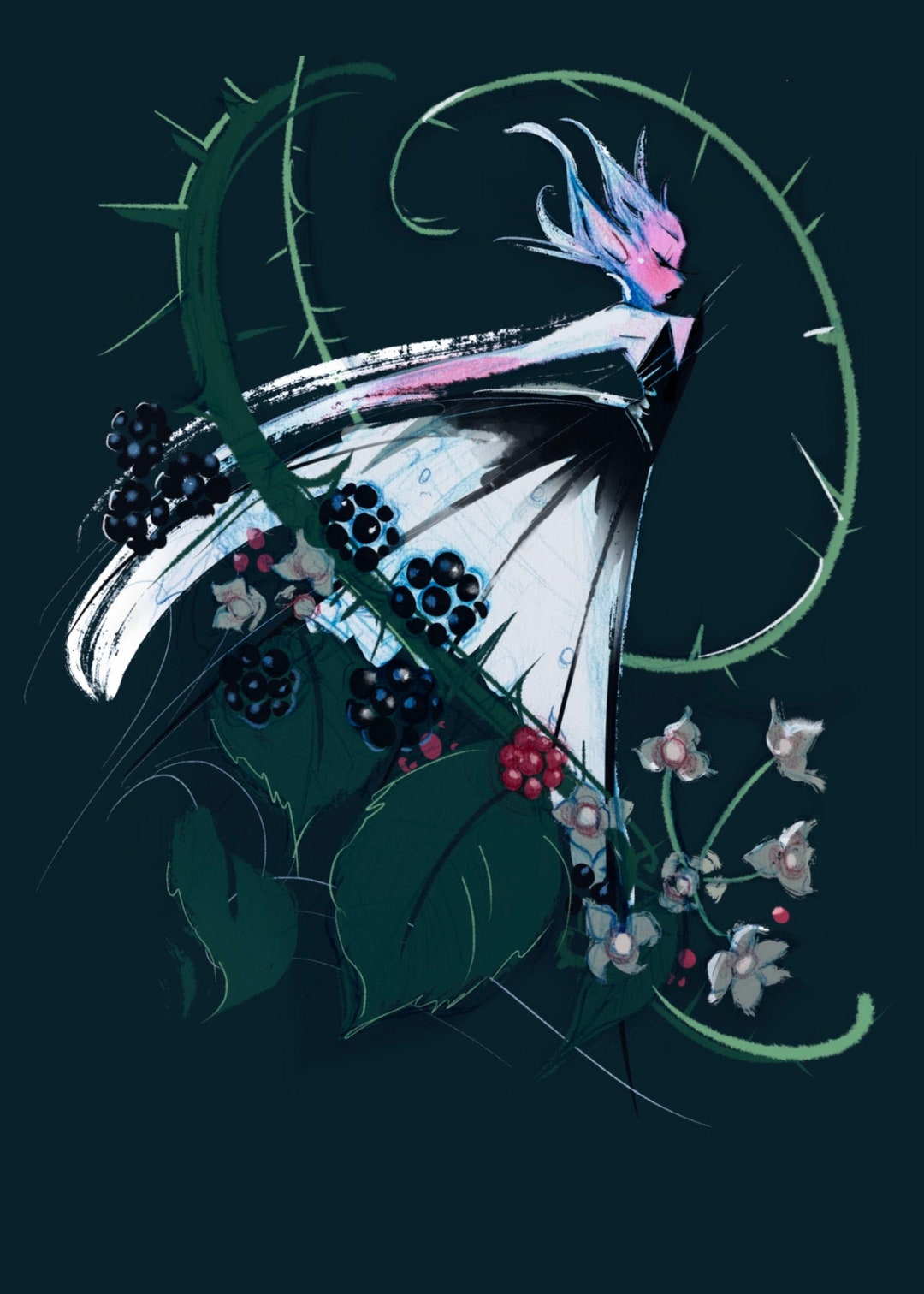 Spring Fairies: Blackberry Bramble - Etsy