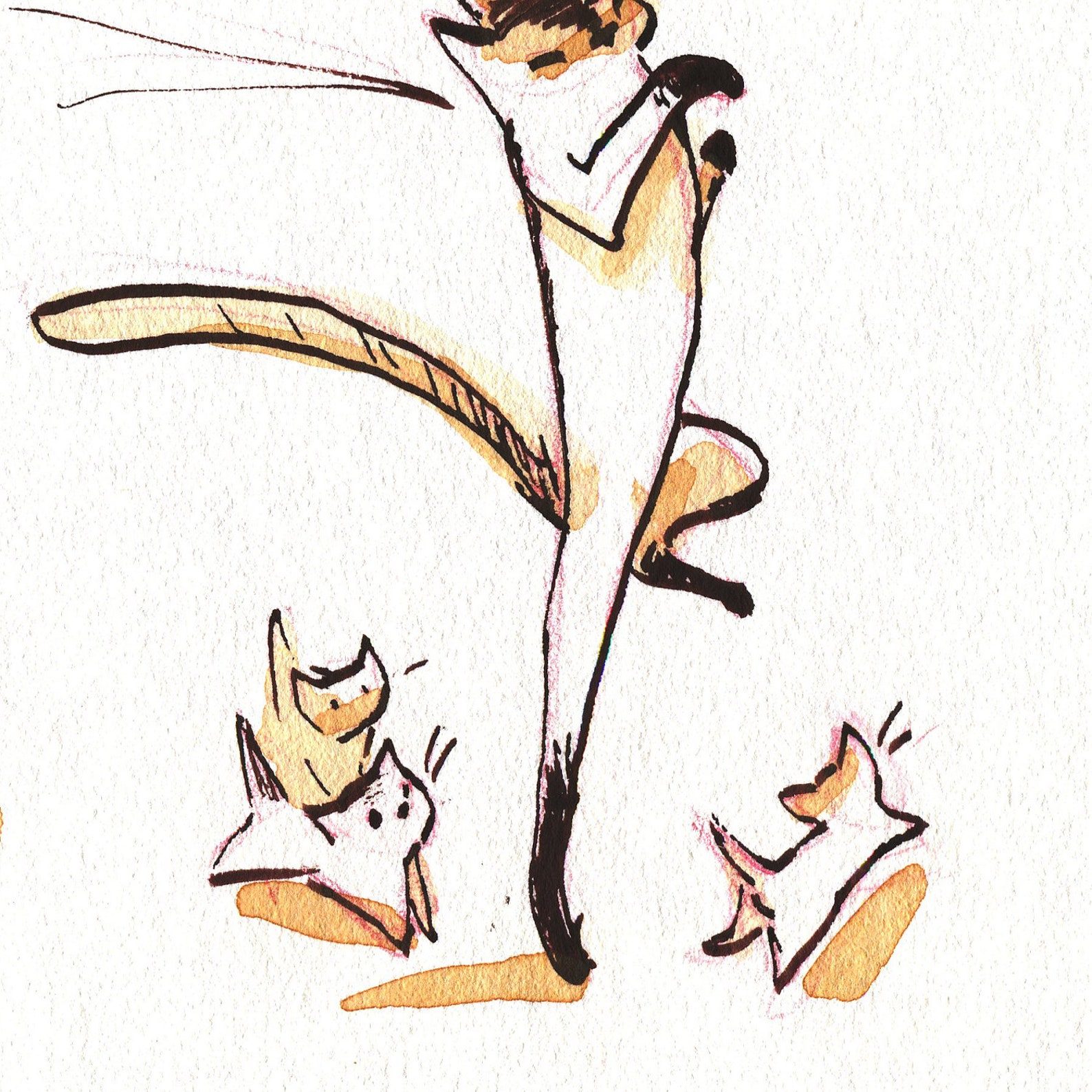 Cat Parade: Art Print | Etsy