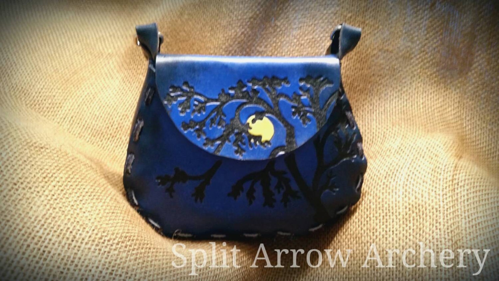 Moon and Silhouette Bag, Hand Bag, Hip Bag, Crossbody Bag, Purse - Etsy