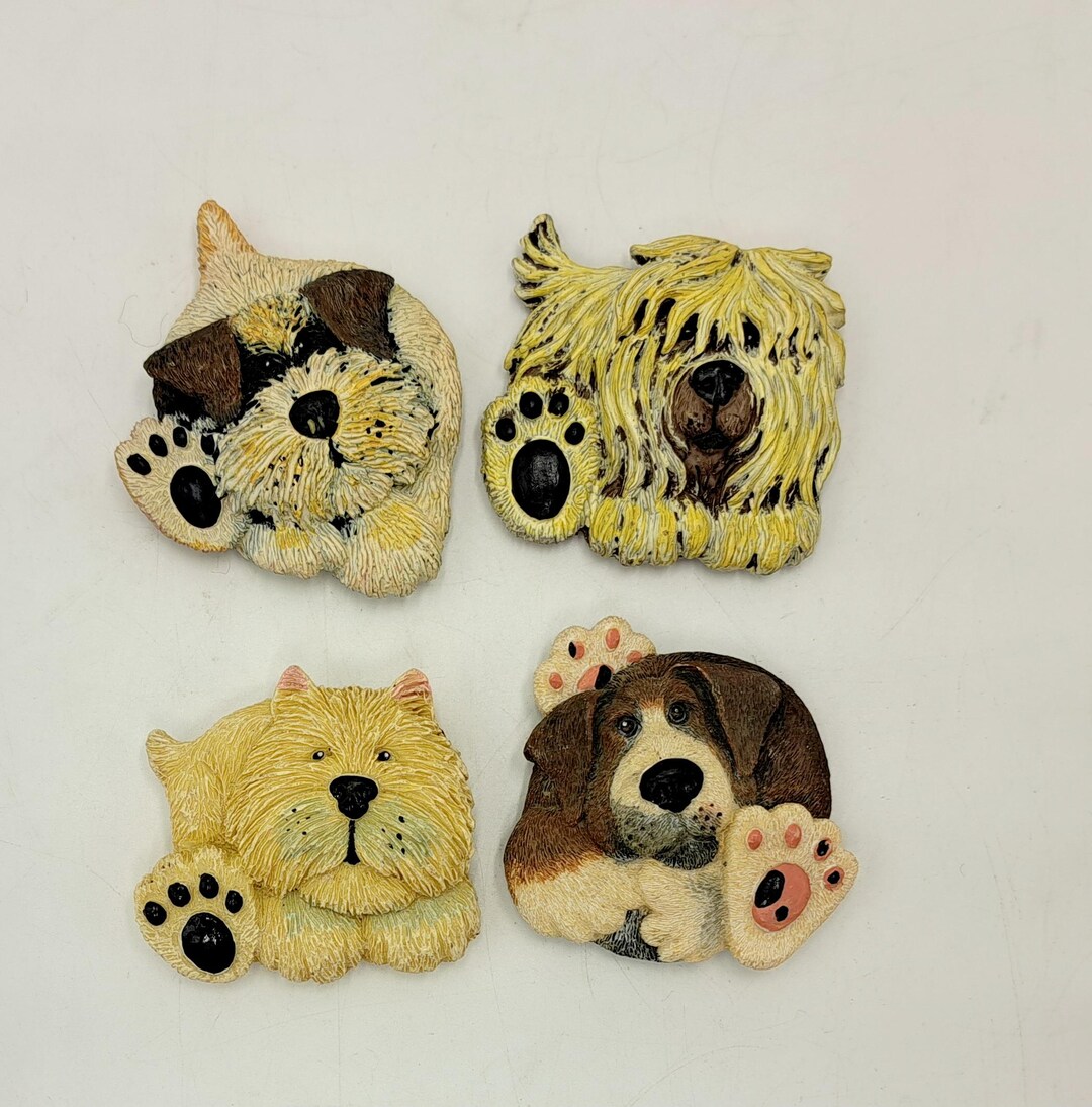 Dog Refrigerator Magnets- Giftco Inc– 3D Dogs- Funny Refridgerator ...