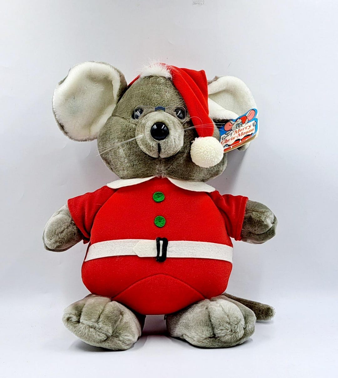 Raley's Merry Chris-mouse Stuffed Toy-fun Farm Christmas Mouse With ...