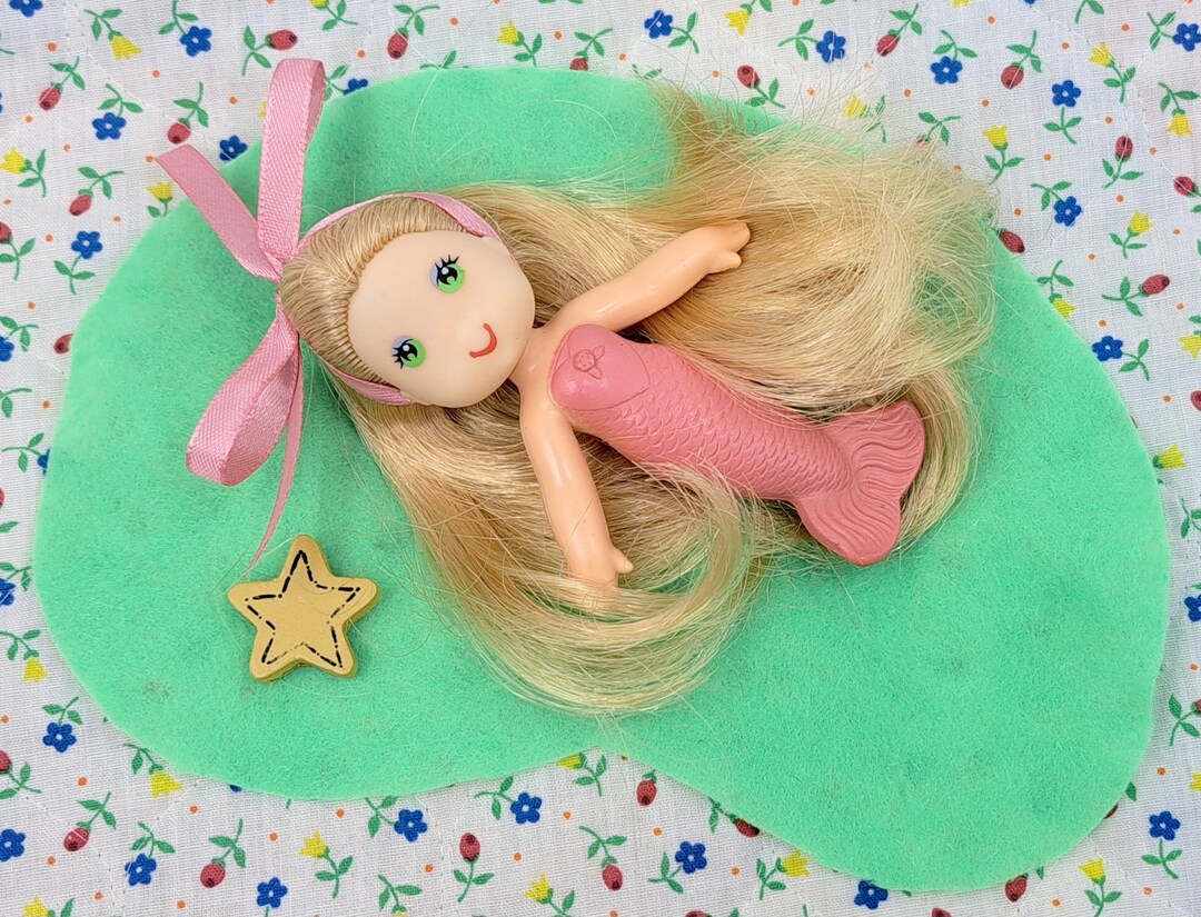 Sea-wee's Sandy, Blonde Mermaid With Pink Fin ,mermaids, 1979 Kenner ...