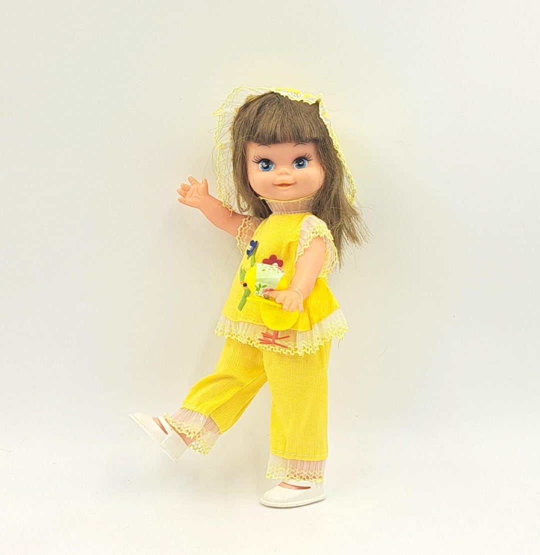 Winnie Doll: Fun World Woolworth Doll in Yellow - Etsy