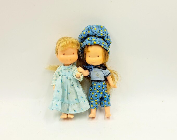Holly Hobbie and Her Friend Carrie Doll, Vintage 1975 Knickerbocker ...