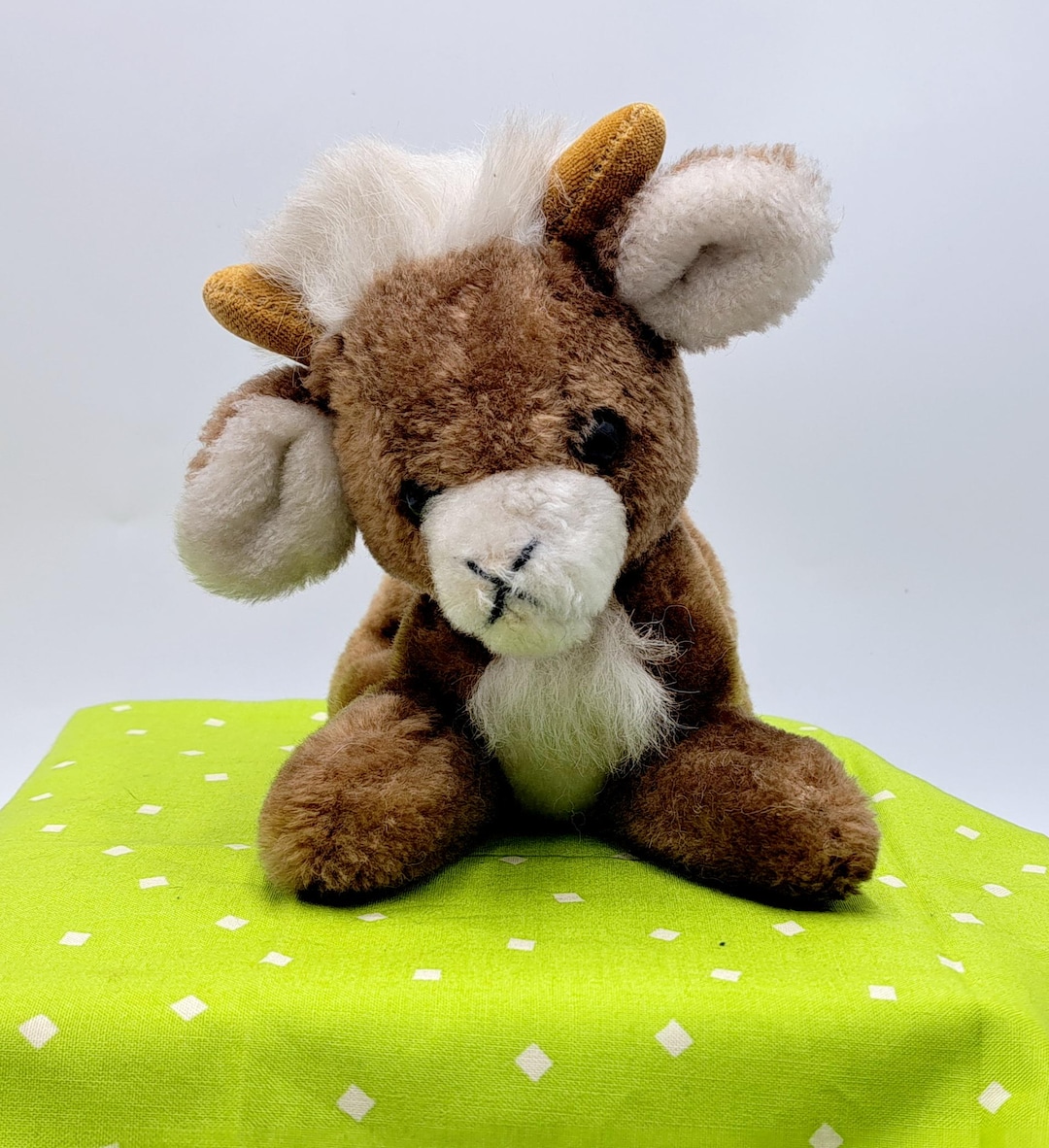 Billy Goat Plush-vintage Fun Farm Goat Plush-toy Goats-vintage Stuffed ...