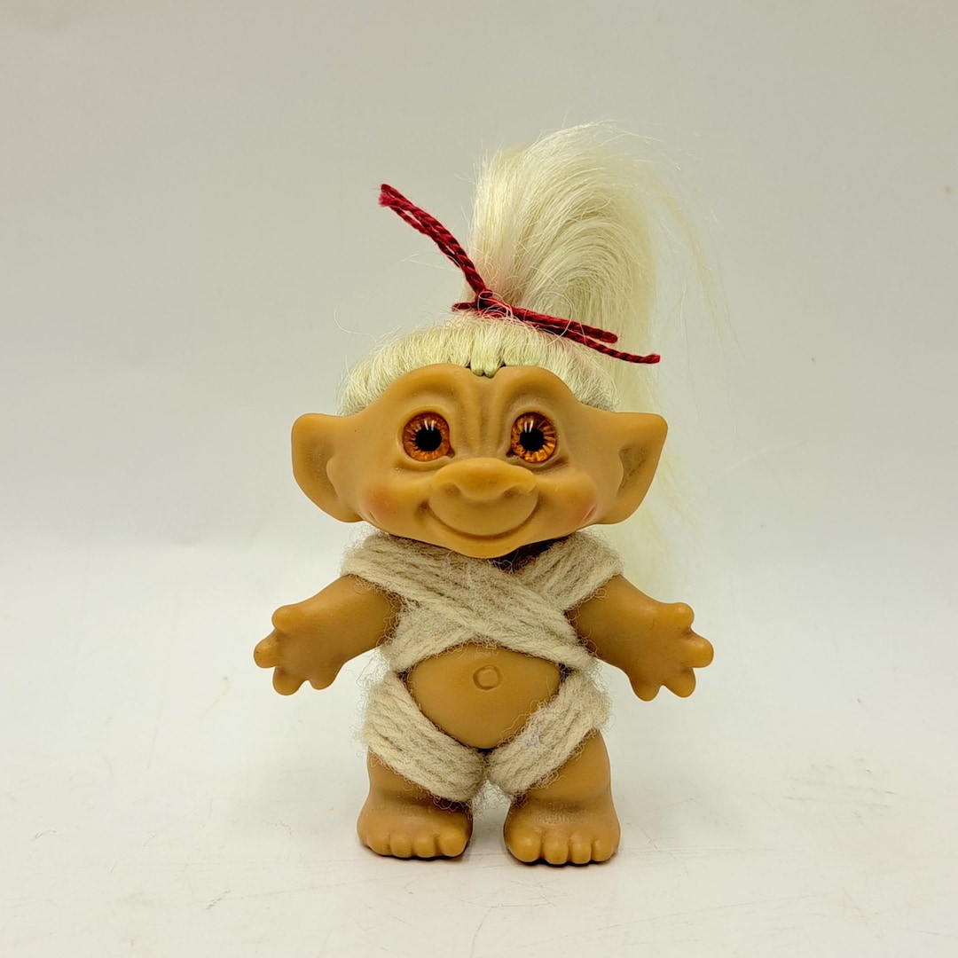 Dam Troll- 1960s Dam Rooty Troll- Troll Doll With Rooted Hair- Blonde ...