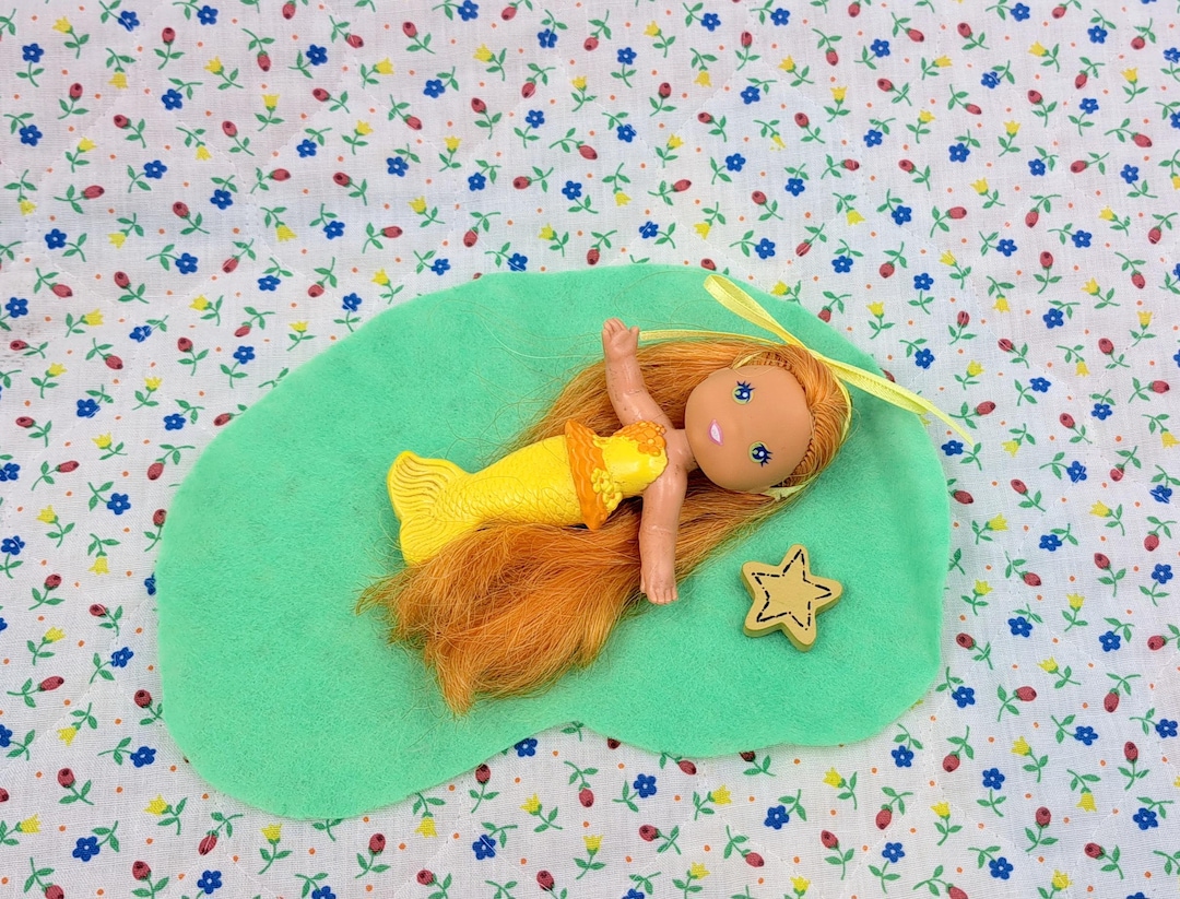 Sea Wee's Doll Sea Wee's Coral Red-haired Mermaid Coral 1979 Kenner Sea ...