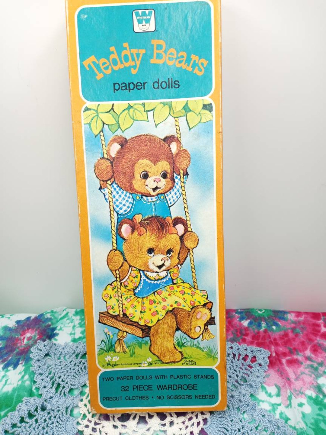 Vintage Whitman Paper Dolls- Teddy Bear Art- 1970s Tandy and Teddy ...