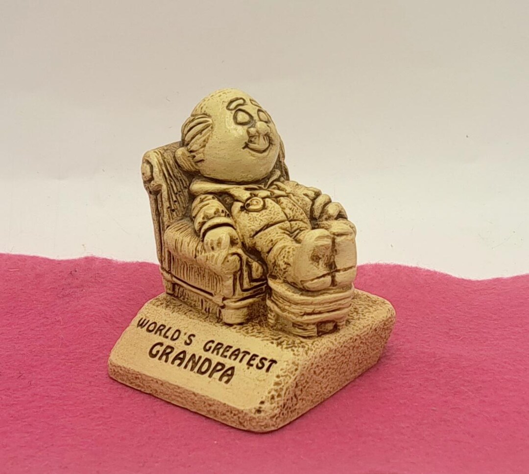 World's Greatest Grandpa Figurine- 1970 Paula Figures- W178- Russ and ...
