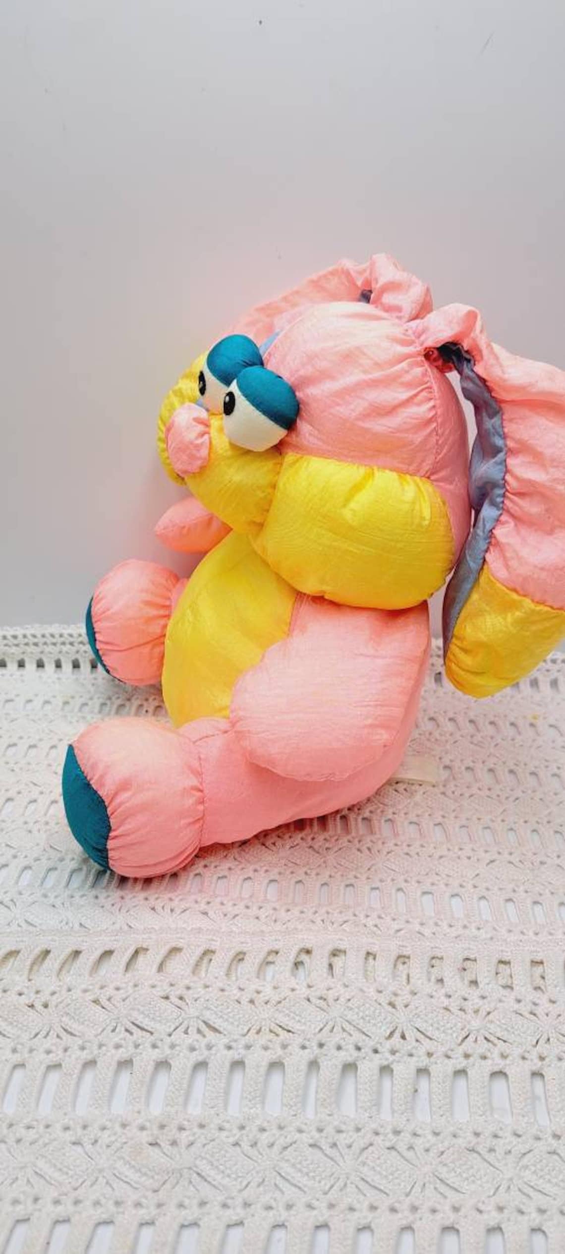Vintage Puffalump Style Rabbit Knock off Puffalump Pink - Etsy