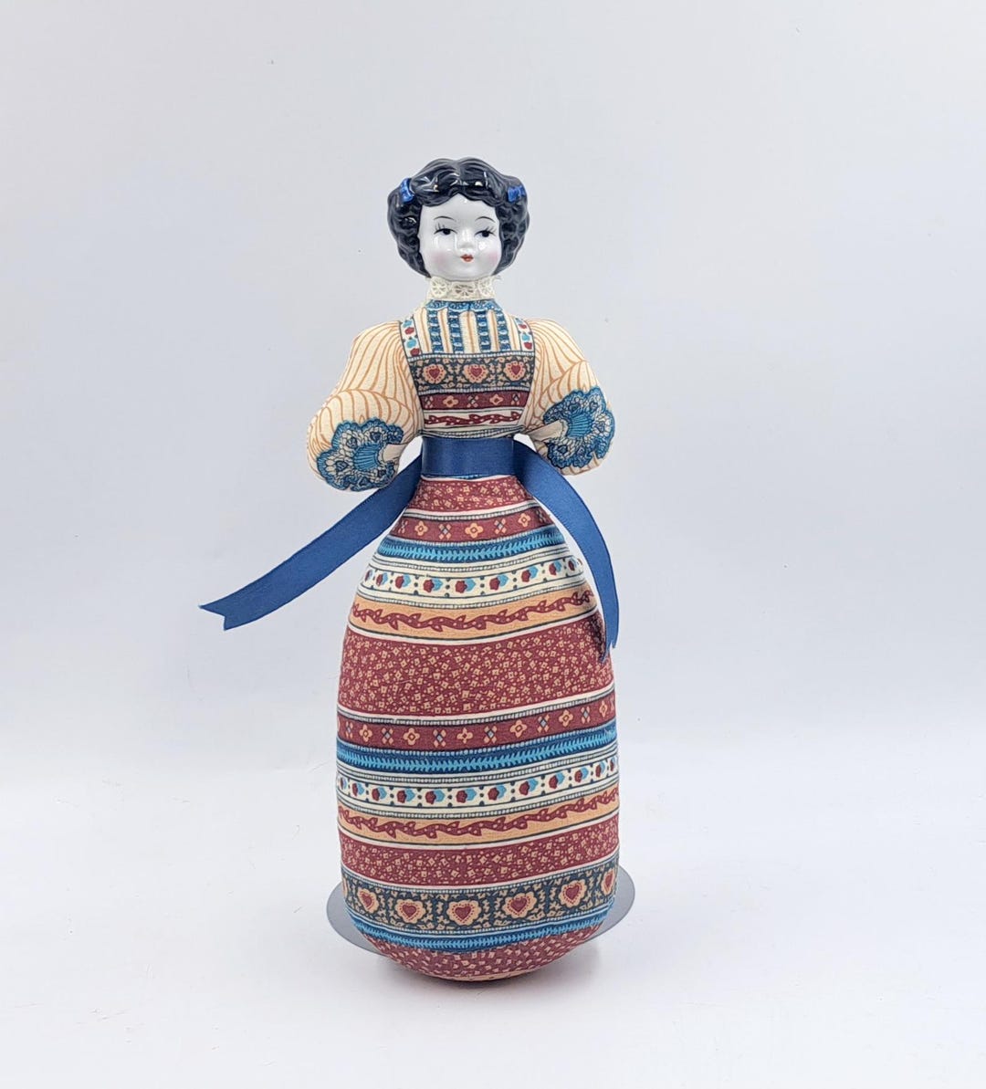 1981 Avon Americana Doll: Victorian Style Pin Cushion Sewing Accessory ...