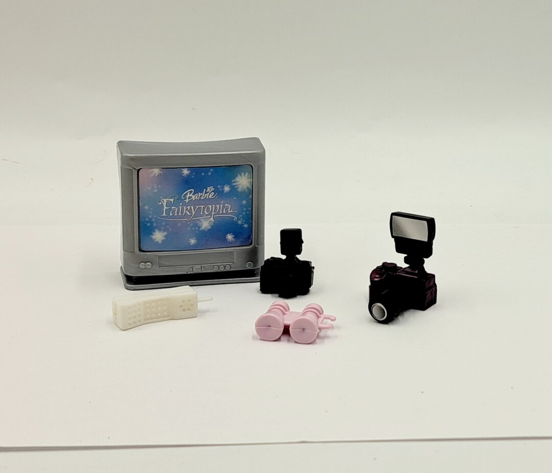 Barbie Fairytopia Television, Barbie Cameras, Binoculars, Cell Phone - Etsy