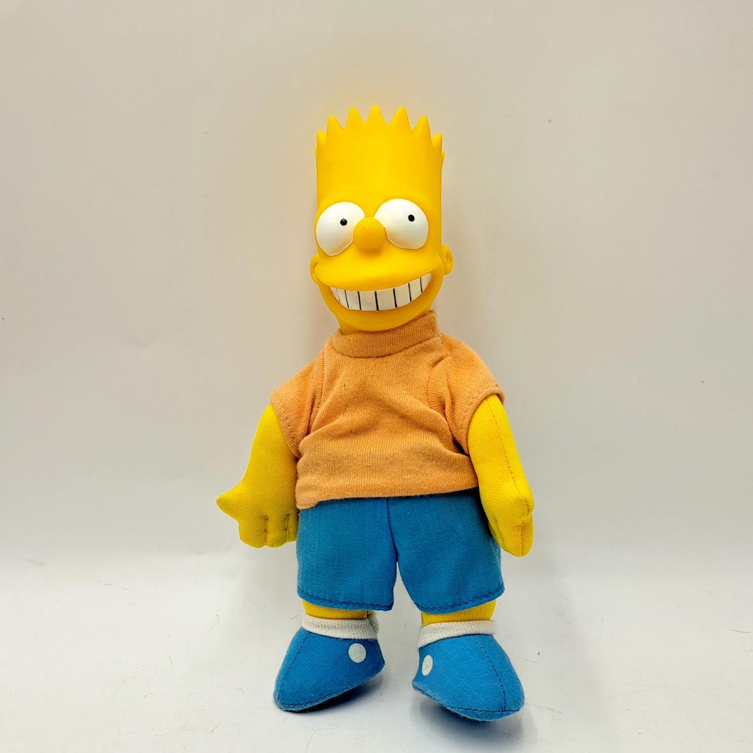 Bart Simpson Doll- the Simpsons-cartoon Characters- 90s Kid- Simpsons ...