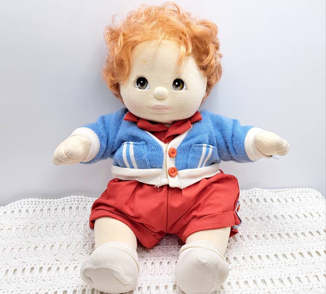 My Child Doll by Mattel,red Wavy Curly Hair and Hazel Eyes Green Heart ...
