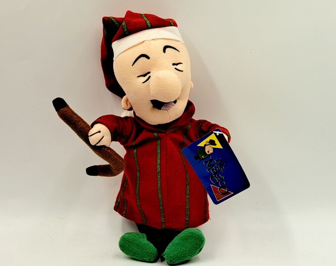 Mister Magoo Cartoon Character, Stuffed Toy Wearing Red Pajamas and ...