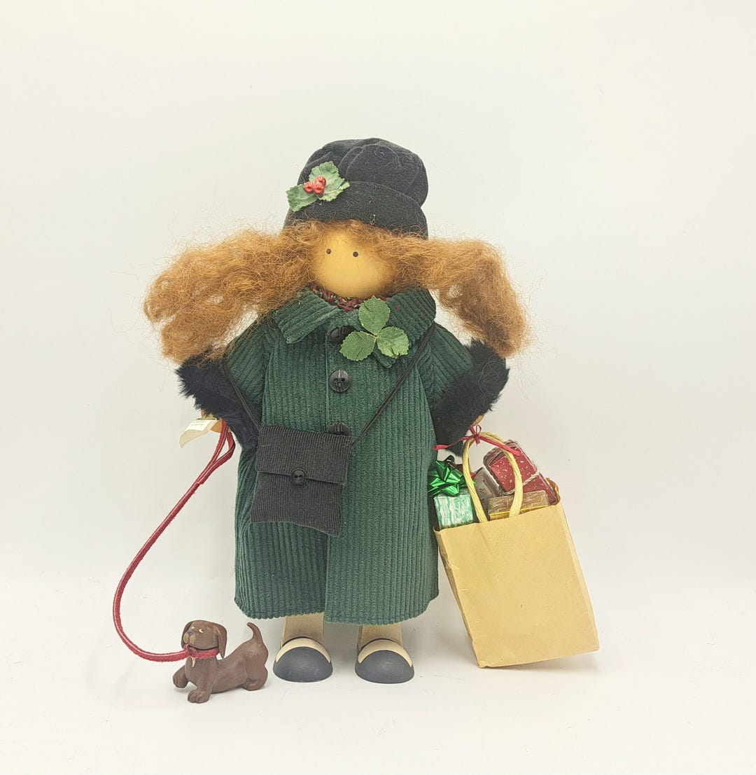 Lizzie High Christmas Doll-folk Art Dolls-1989 Lizzie-ladie and Friends ...