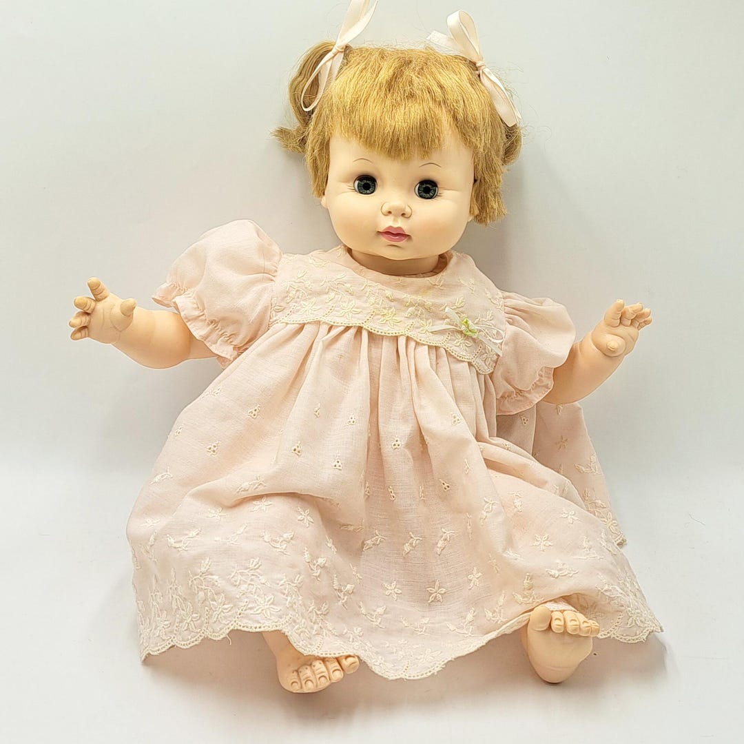 1969 Effanbee Sugar N' Spice Doll- Vinyl and Cloth Doll- Blonde Hair ...