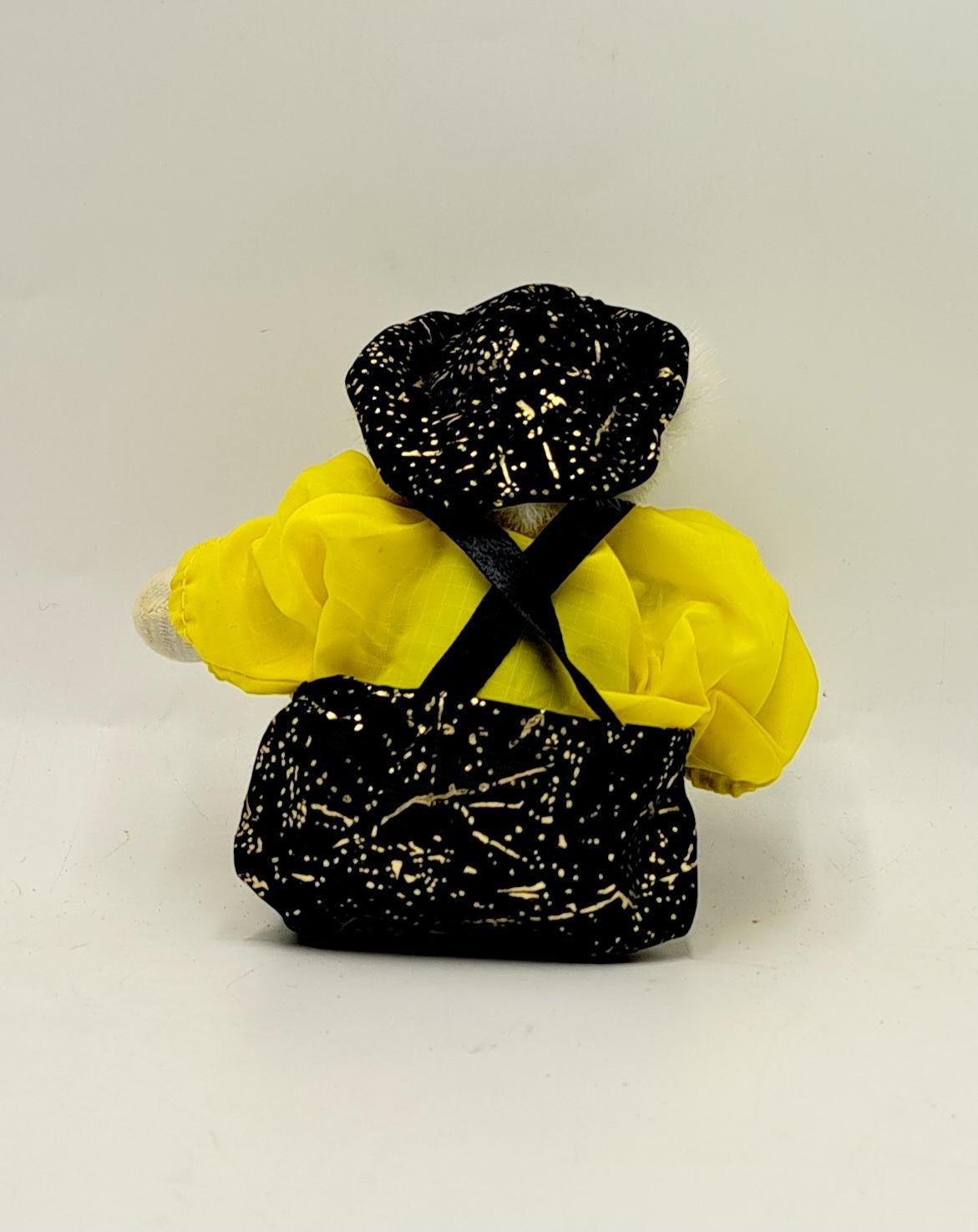 Vintage Mime Doll-black and Yellow Mime-sand Filled Mime Dolls ...