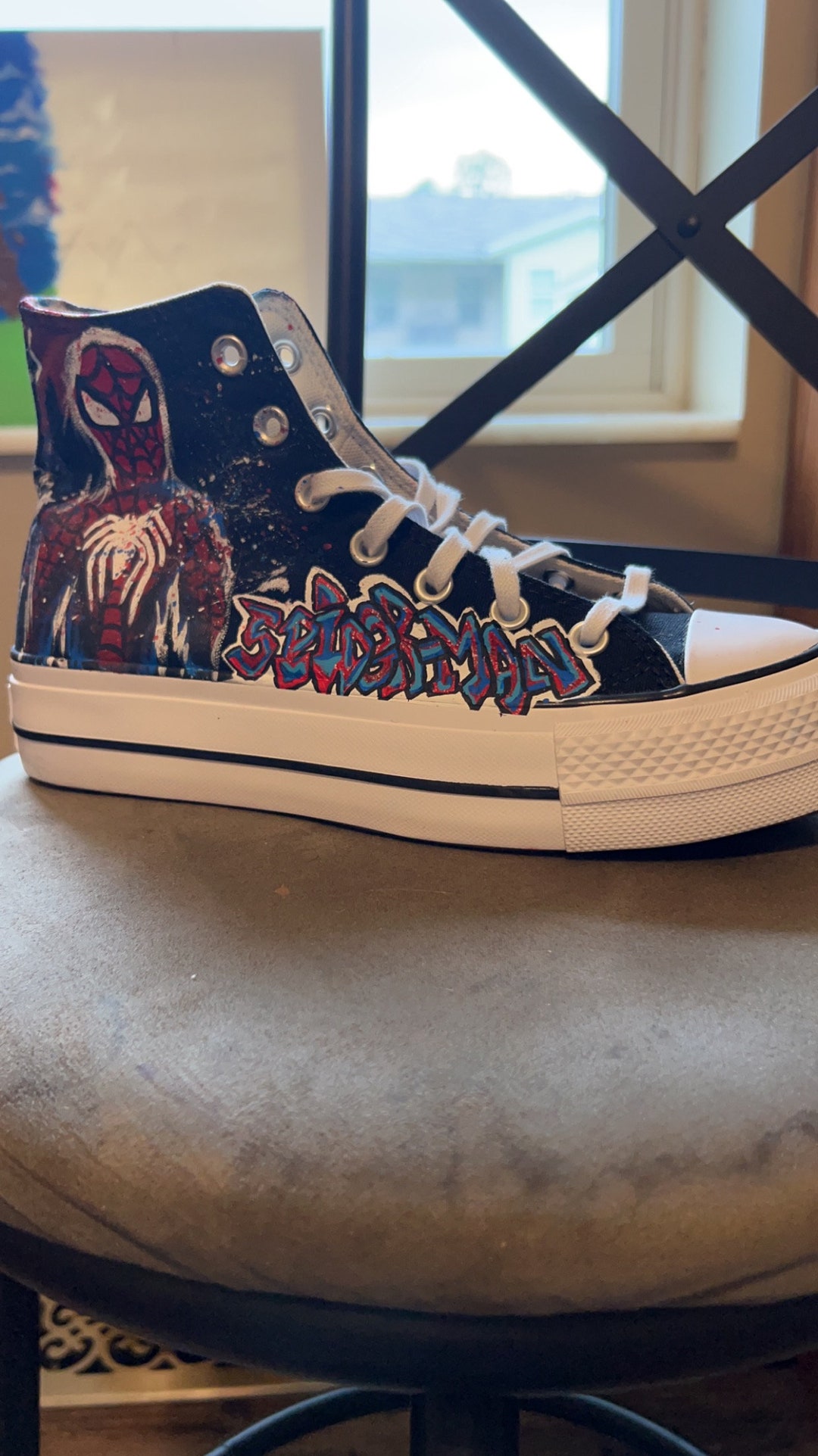Mens Custom Painted Converse Any Style or Art Youd Like - Etsy