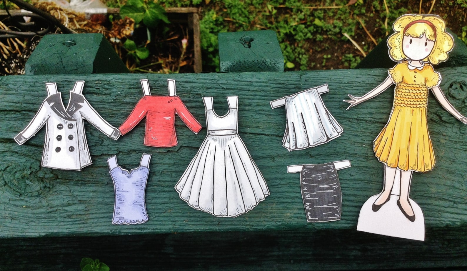 Printable Paper Dolly - Etsy