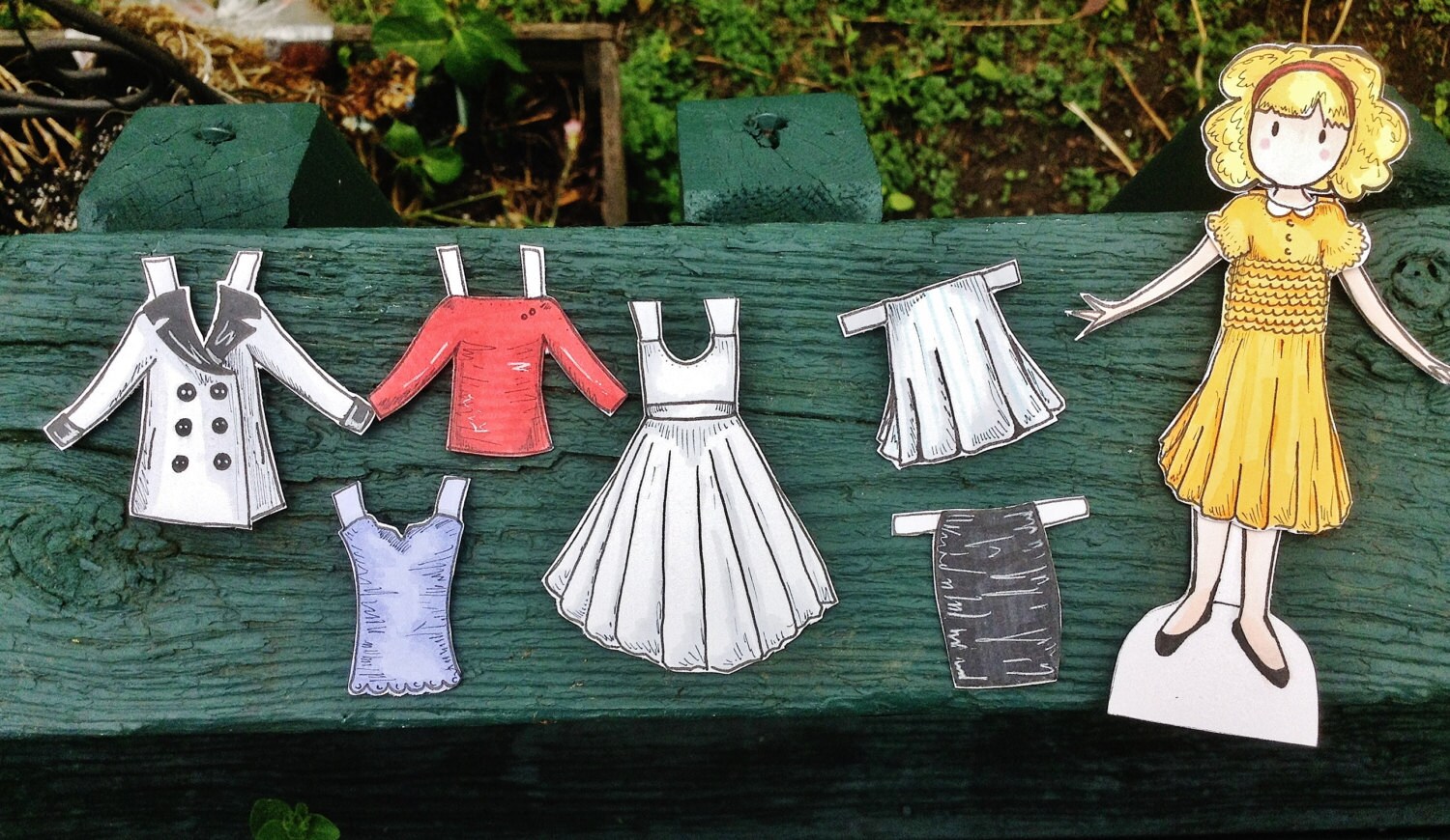 Printable Paper Dolly - Etsy