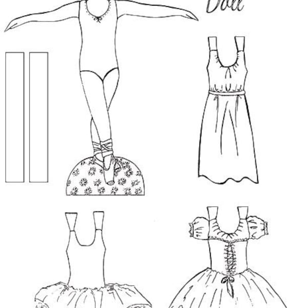 Ballerina Doll - Etsy