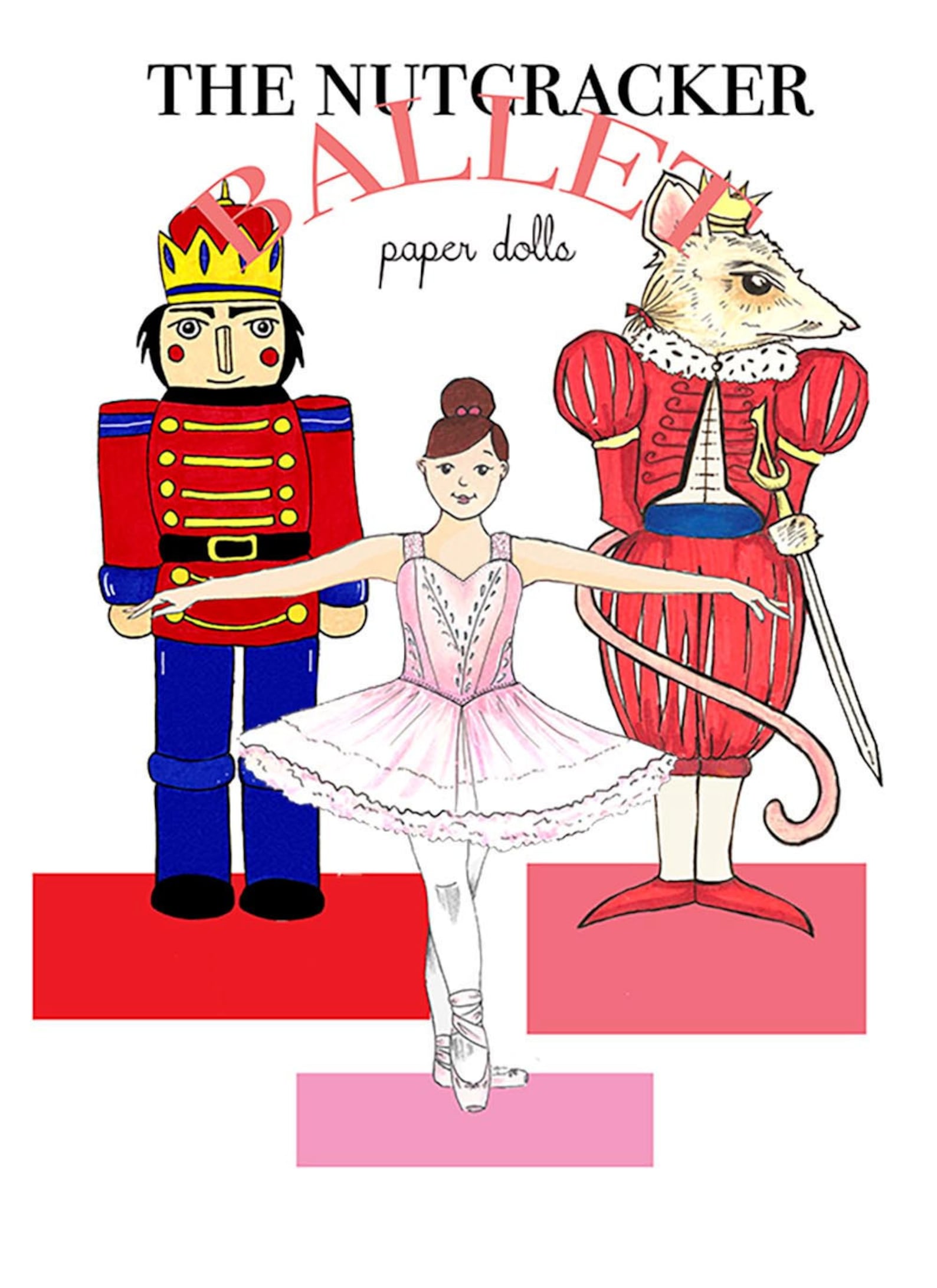 Nutcracker Ballet Paper Dolls - Etsy