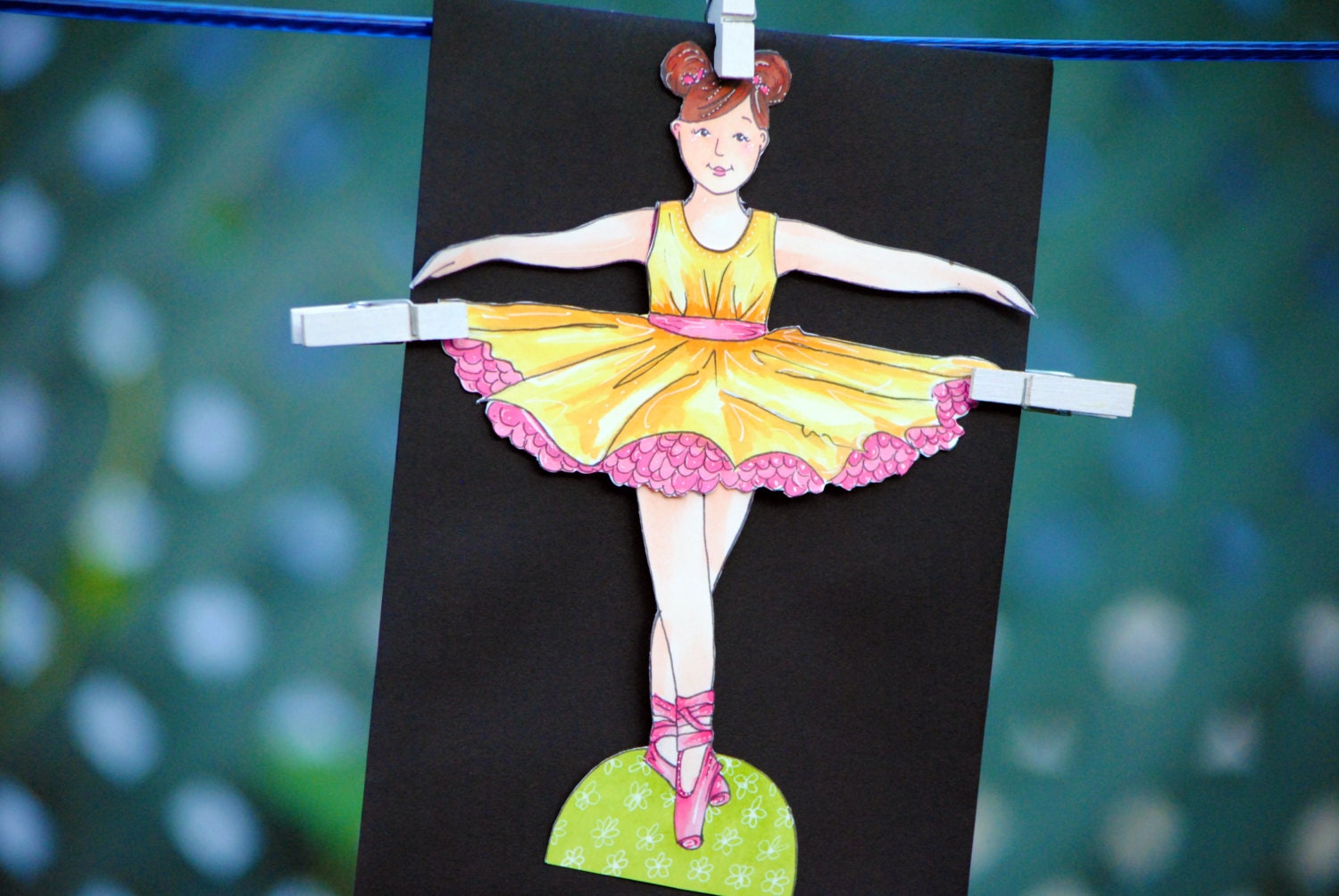 Printable Ballerina Paper Doll Dance Costumes - Etsy