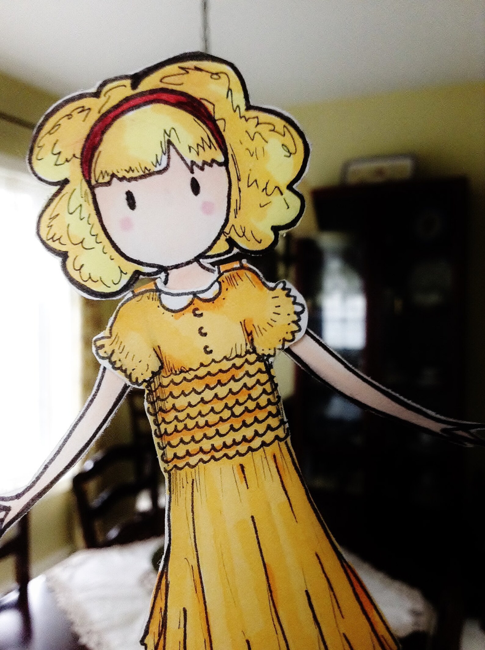 Printable Paper Dolly - Etsy