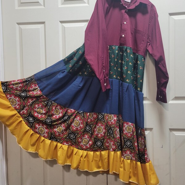 Bohemian Upcycled Dresses - Etsy