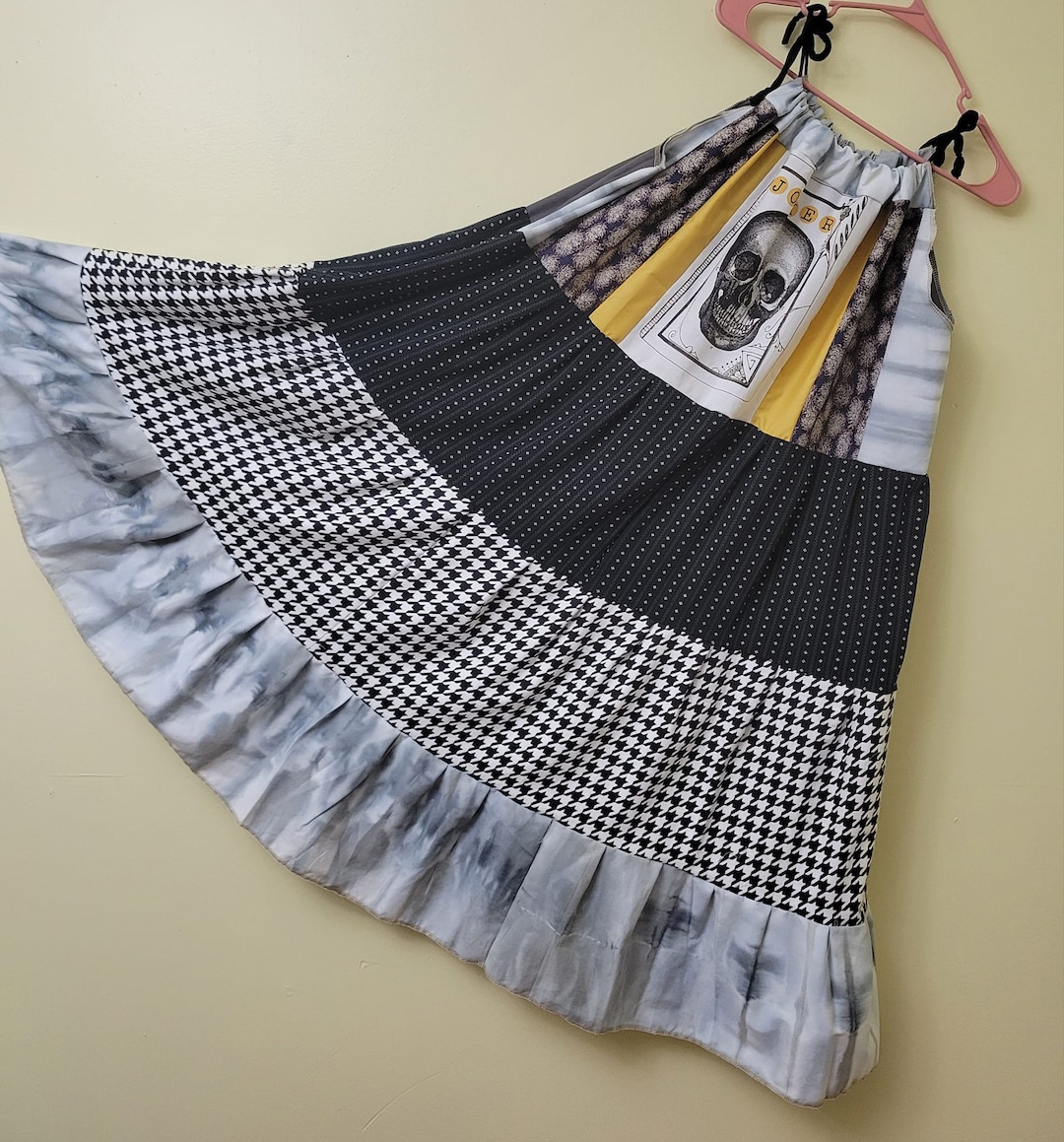 Wearable Art Dress, Handmade Upcycled Tapestry Dress, Patchwork ...