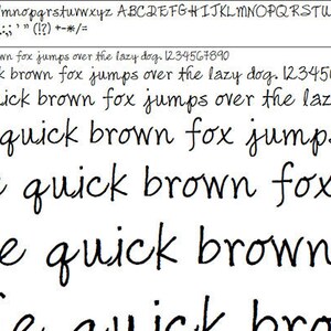Custom Handwriting Font - Etsy