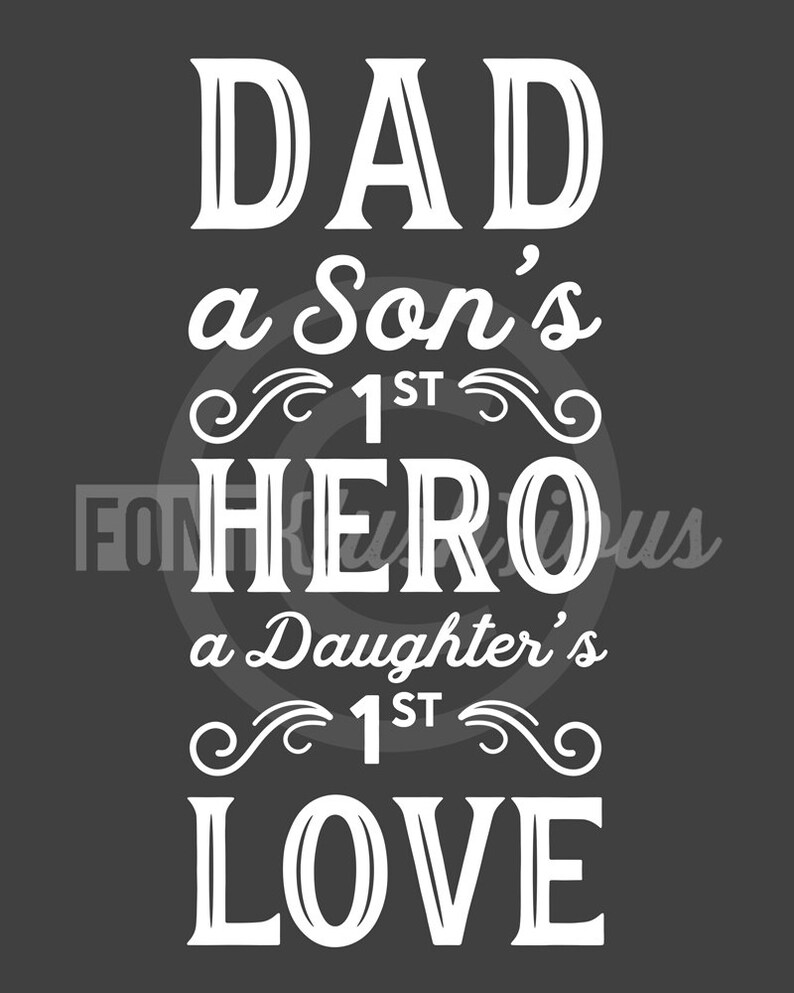 Father's Day Dad 8x10 Printable Poster Sign-instant Download - Etsy