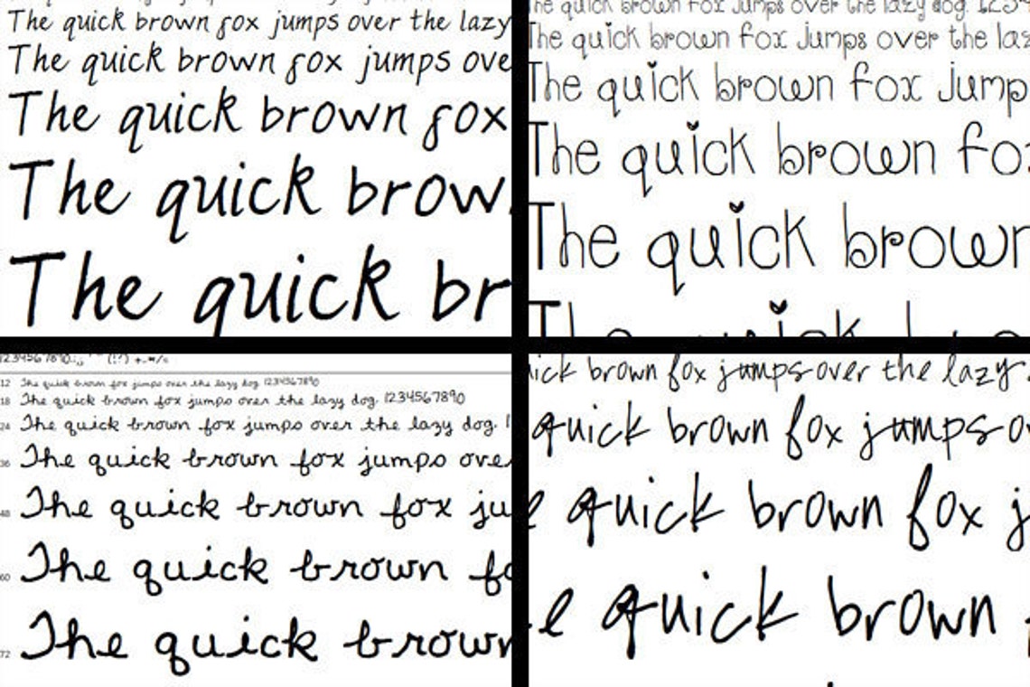 Custom Handwriting Font - Etsy